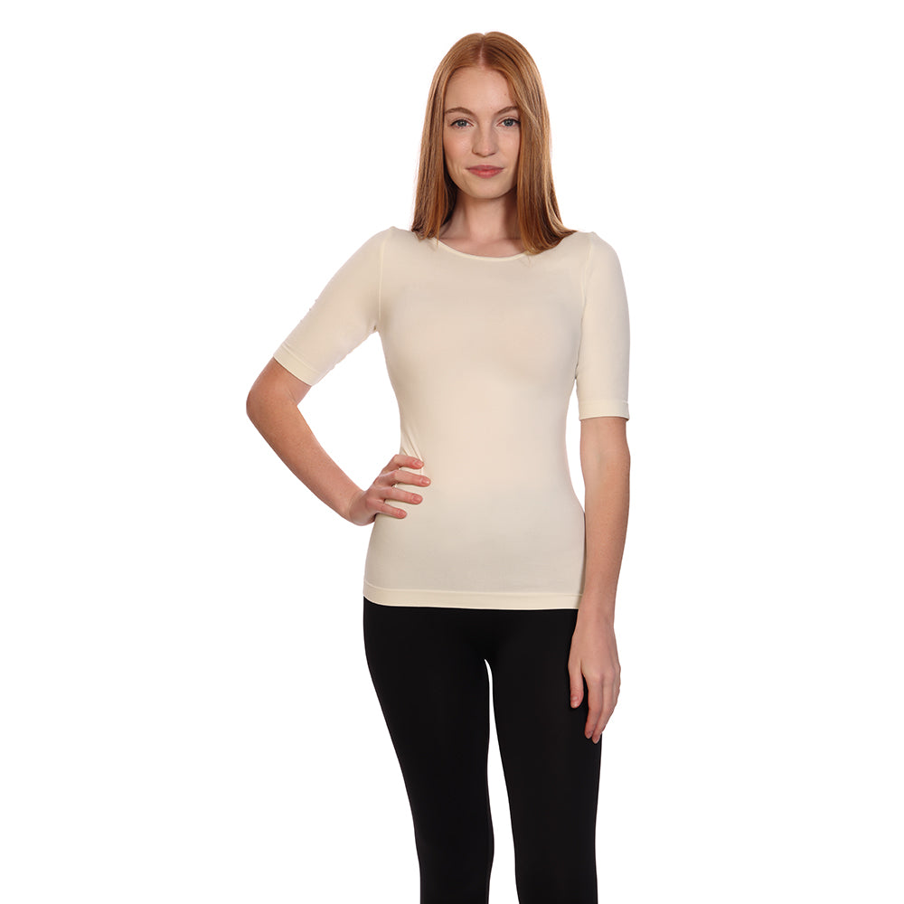 1/2 Sleeve Tee Ivory – skinnytees