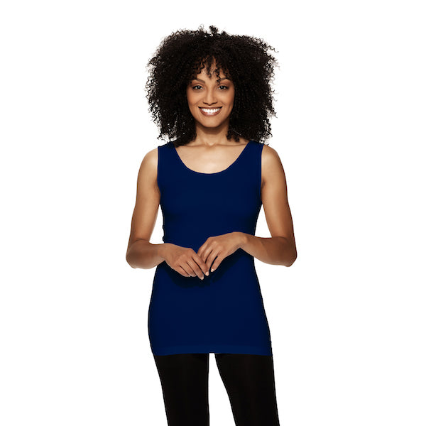 Skinnytees Reversible V Neck Tank Top Standard Wine
